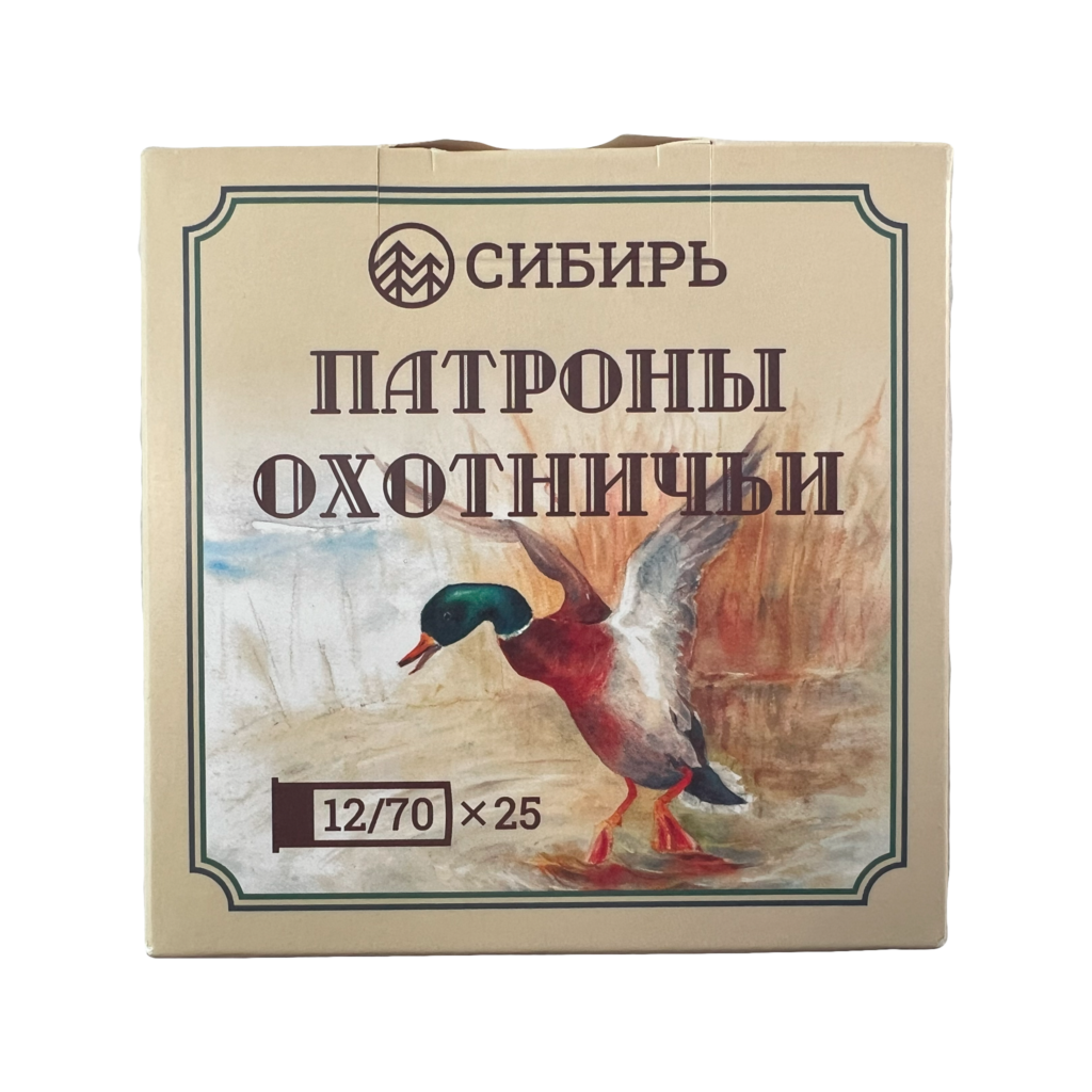 Купить Патрон 12×70 дробь № 1 Сибирь - Вепрь Одинцово