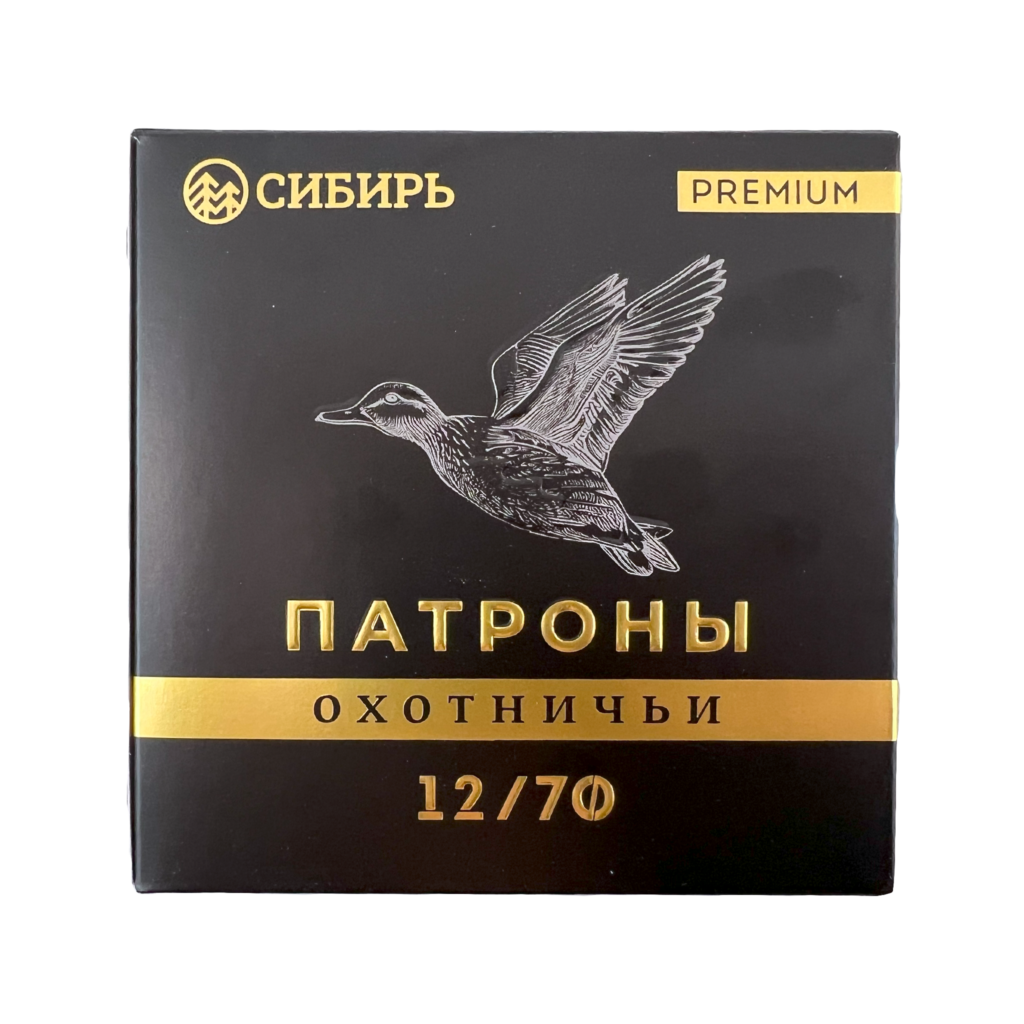 Купить Патрон 12×70 дробь № 1 без контейнера Сибирь - Вепрь Одинцово